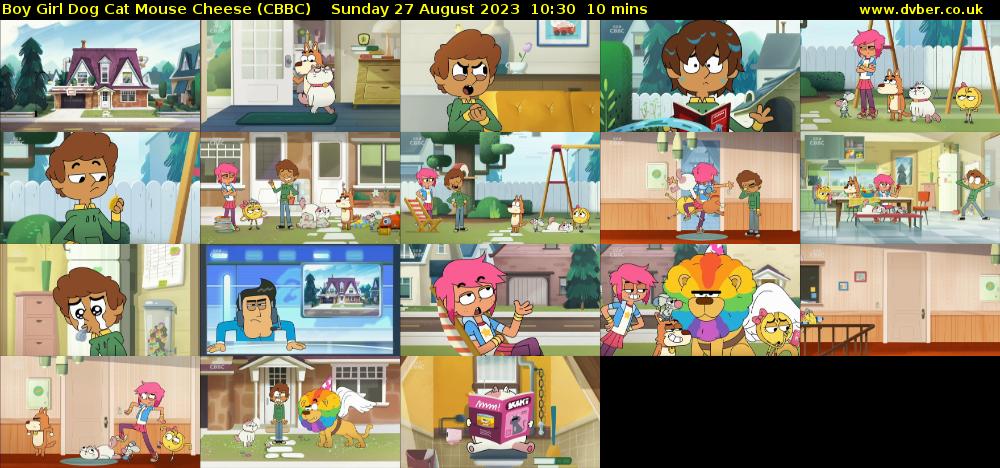 Boy Girl Dog Cat Mouse Cheese (CBBC) - 2023-08-27-1030