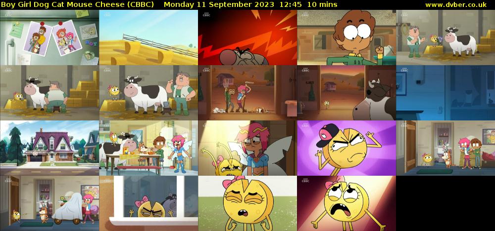 Boy Girl Dog Cat Mouse Cheese (CBBC) - 2023-09-11-1245
