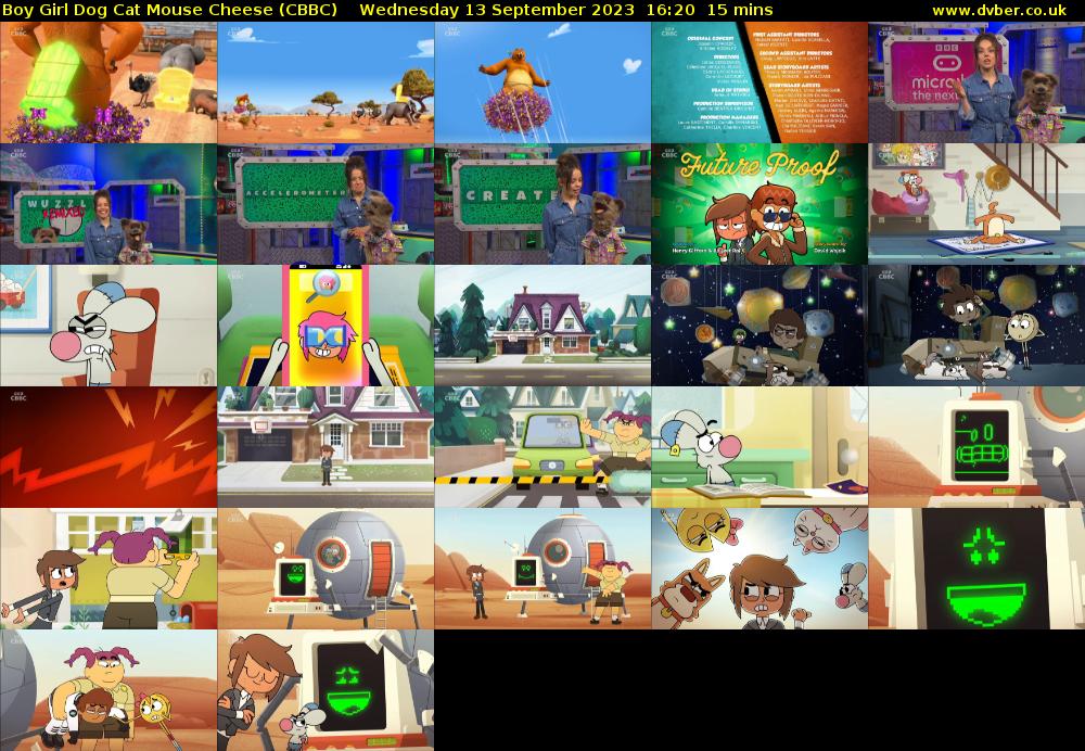 Boy Girl Dog Cat Mouse Cheese (CBBC) - 2023-09-13-1620