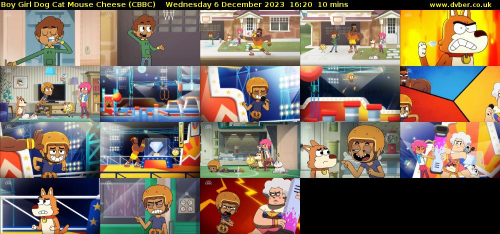 Boy Girl Dog Cat Mouse Cheese (CBBC) - 2023-12-06-1620