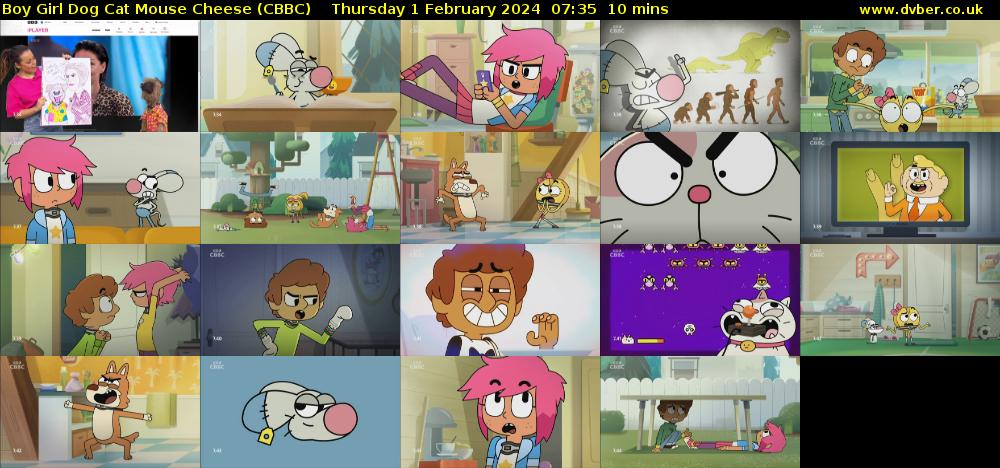 Boy Girl Dog Cat Mouse Cheese (CBBC) - 2024-02-01-0735