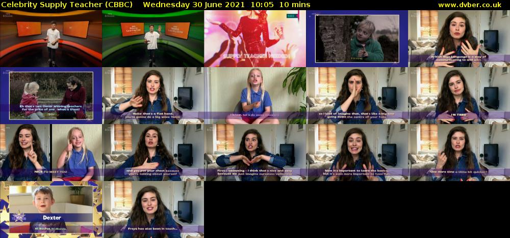 Celebrity Supply Teacher (CBBC) - 2021-06-30-1005