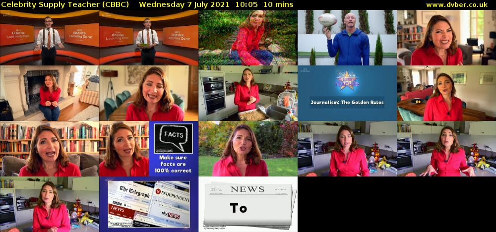 Celebrity Supply Teacher (CBBC) - 2021-07-07-1005