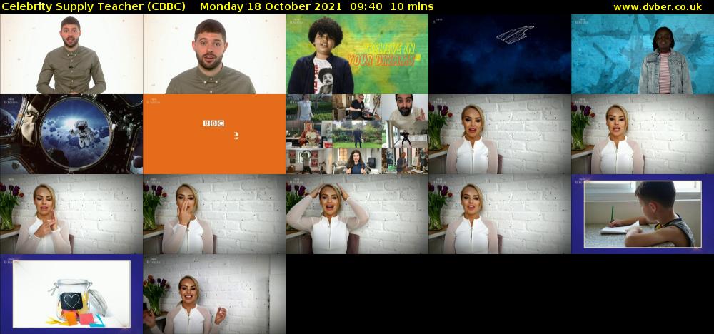 Celebrity Supply Teacher (CBBC) - 2021-10-18-0940