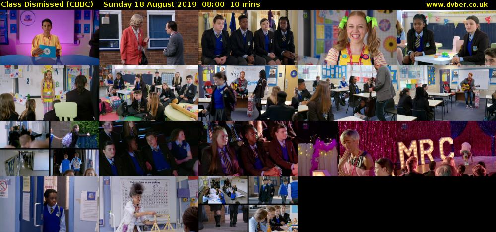 Class Dismissed (CBBC) - 2019-08-18-0800