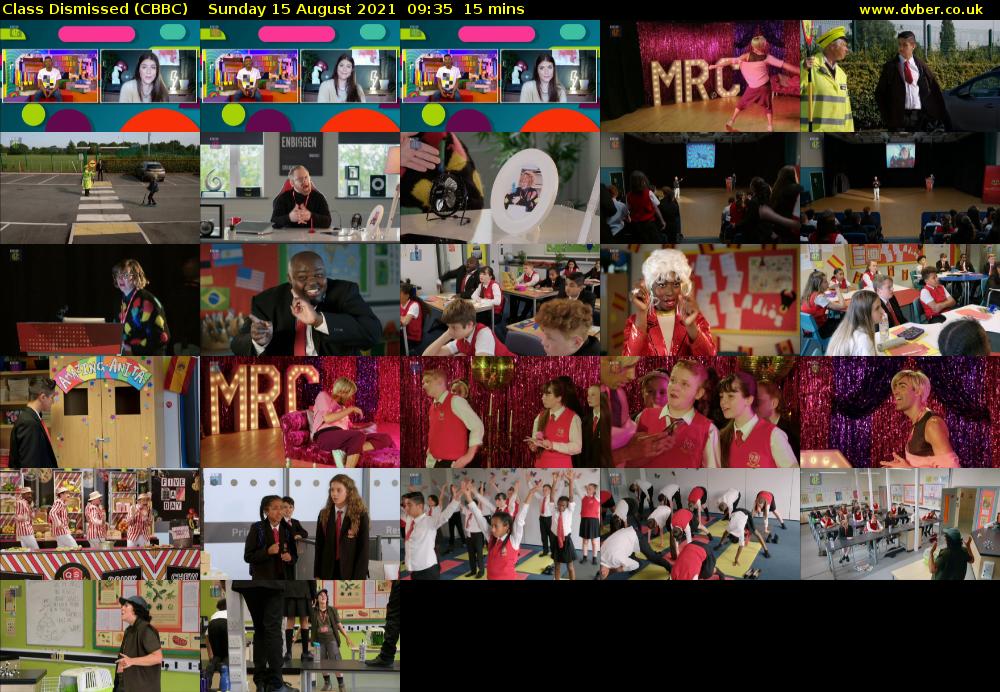 Class Dismissed (CBBC) - 2021-08-15-0935