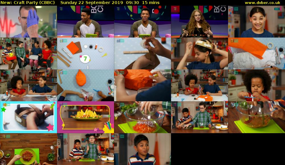 Craft Party (CBBC) - 2019-09-22-0930