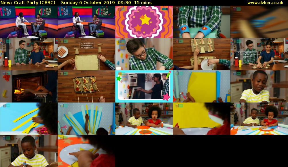 Craft Party (CBBC) - 2019-10-06-0930