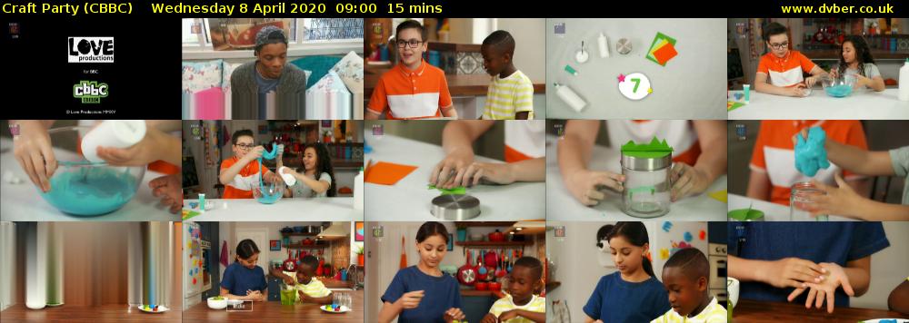 Craft Party (CBBC) - 2020-04-08-0900