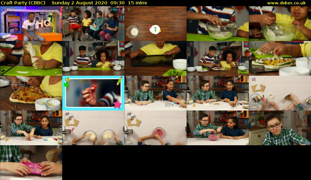 Craft Party (CBBC) - 2020-08-02-0930