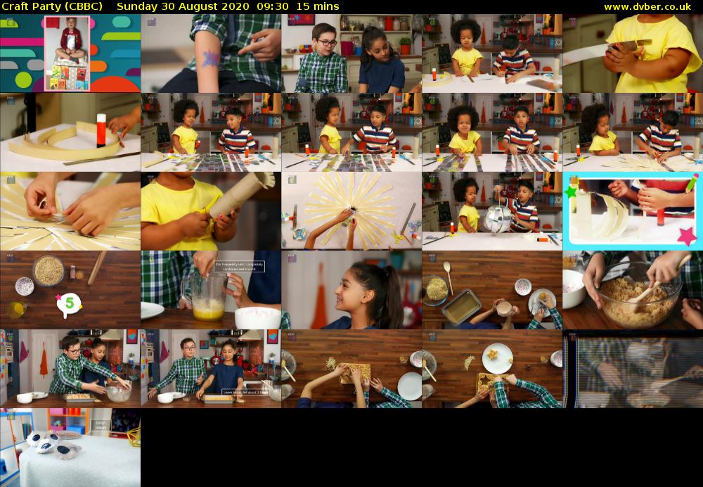 Craft Party (CBBC) - 2020-08-30-0930