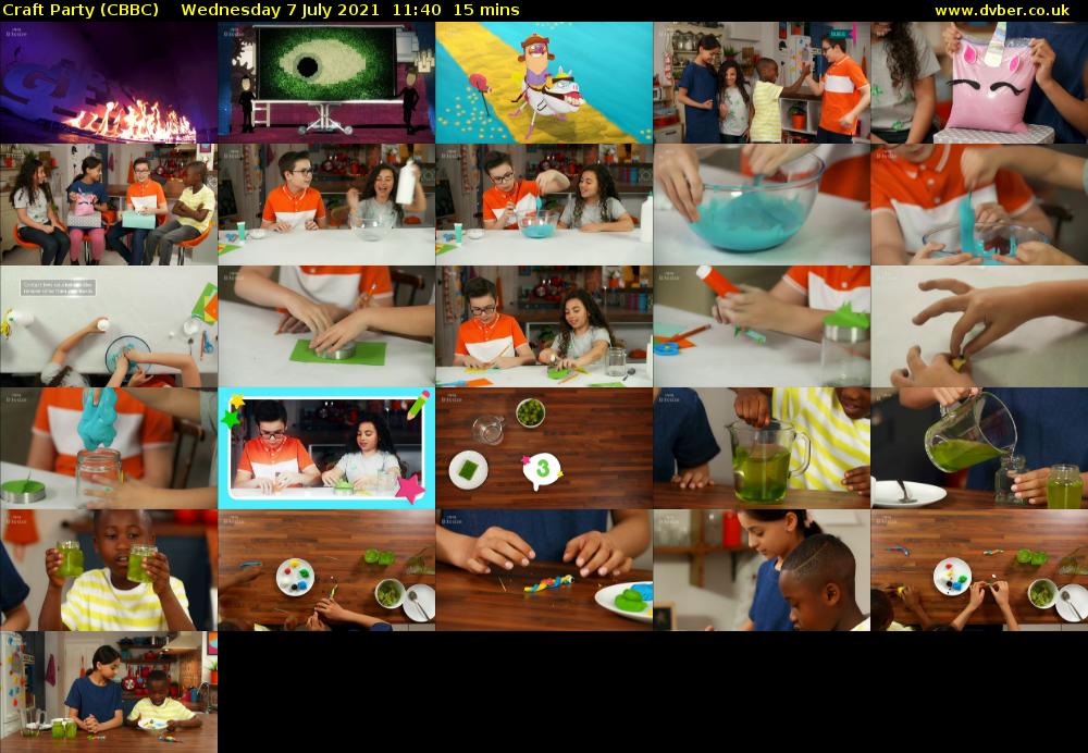 Craft Party (CBBC) - 2021-07-07-1140