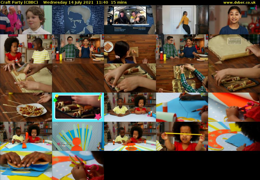 Craft Party (CBBC) - 2021-07-14-1140
