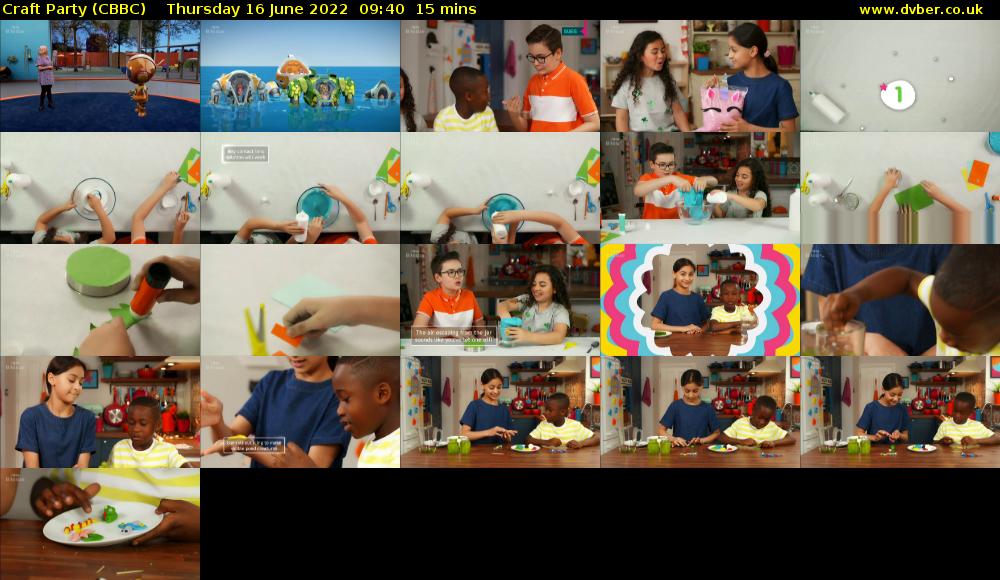 Craft Party (CBBC) - 2022-06-16-0940