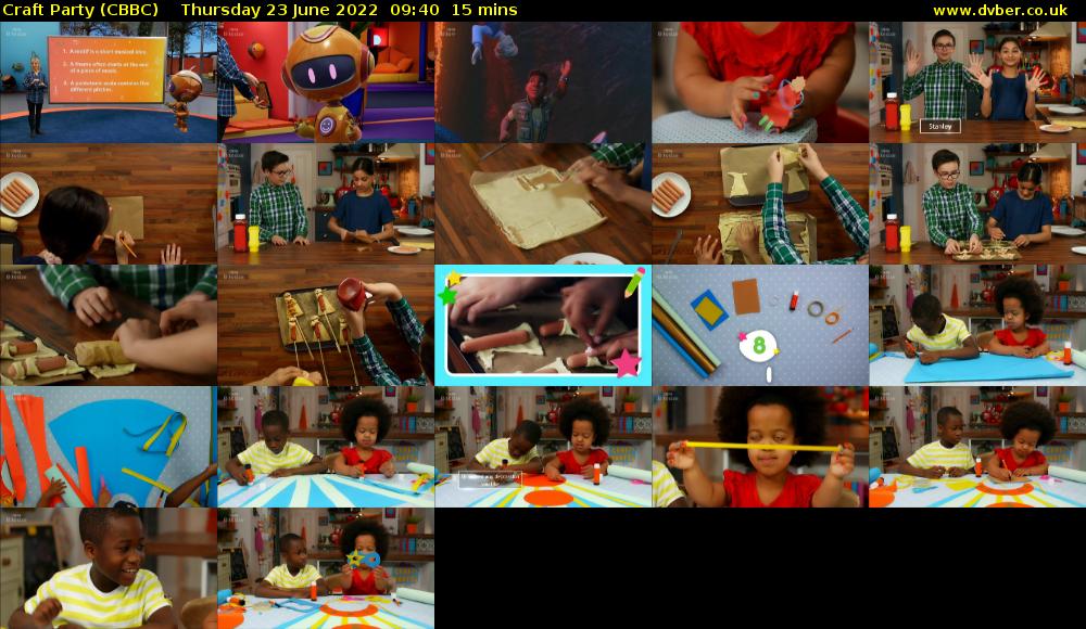 Craft Party (CBBC) - 2022-06-23-0940