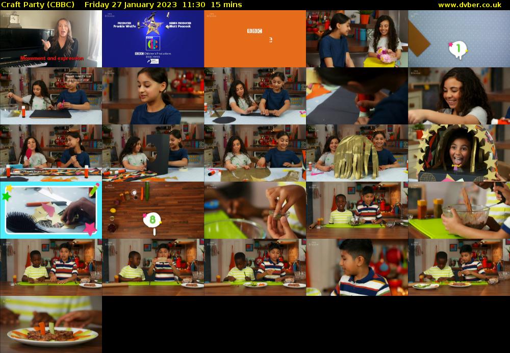 Craft Party (CBBC) - 2023-01-27-1130