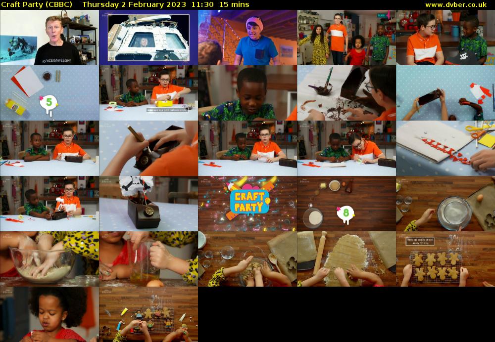 Craft Party (CBBC) - 2023-02-02-1130