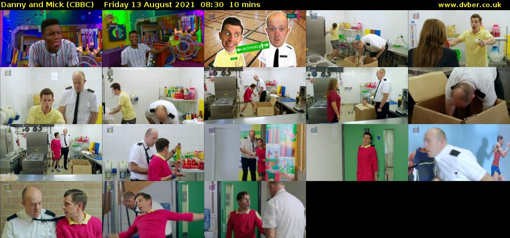 Danny and Mick (CBBC) - 2021-08-13-0830