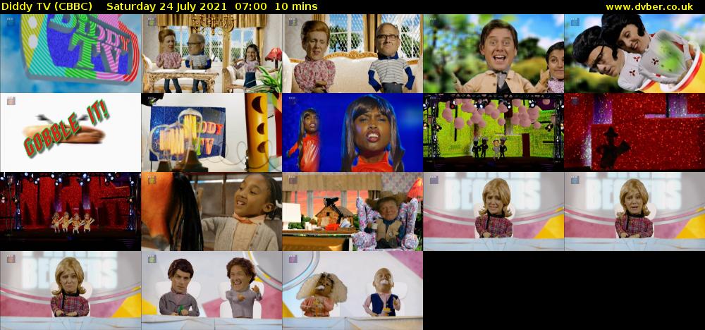 Diddy TV (CBBC) - 2021-07-24-0700