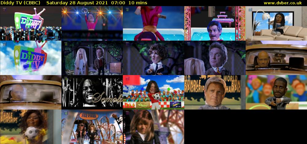 Diddy TV (CBBC) - 2021-08-28-0700