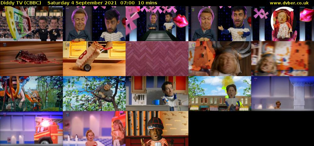 Diddy TV (CBBC) - 2021-09-04-0700