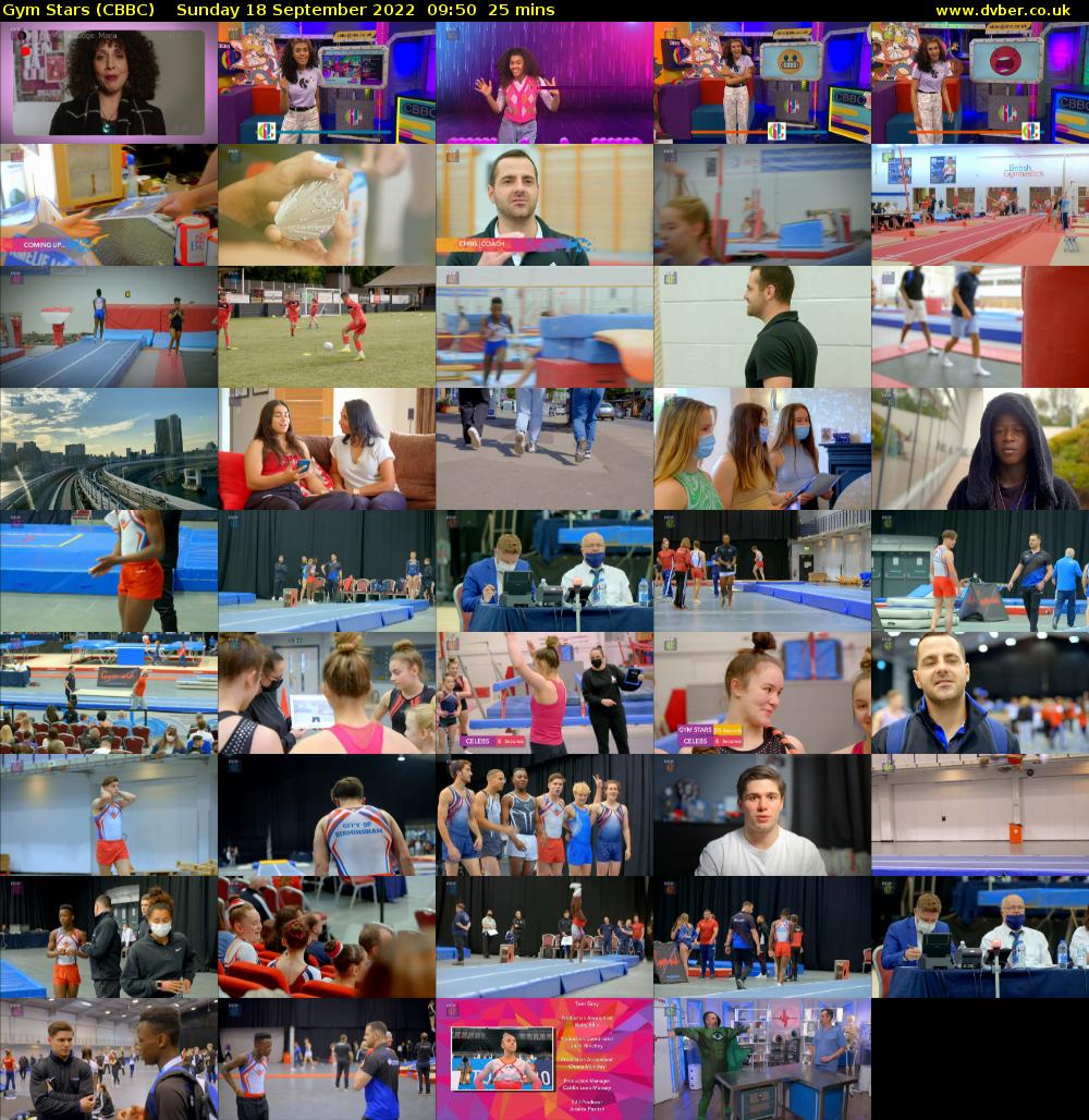 Gym Stars Cbbc 2022 09 18 0950
