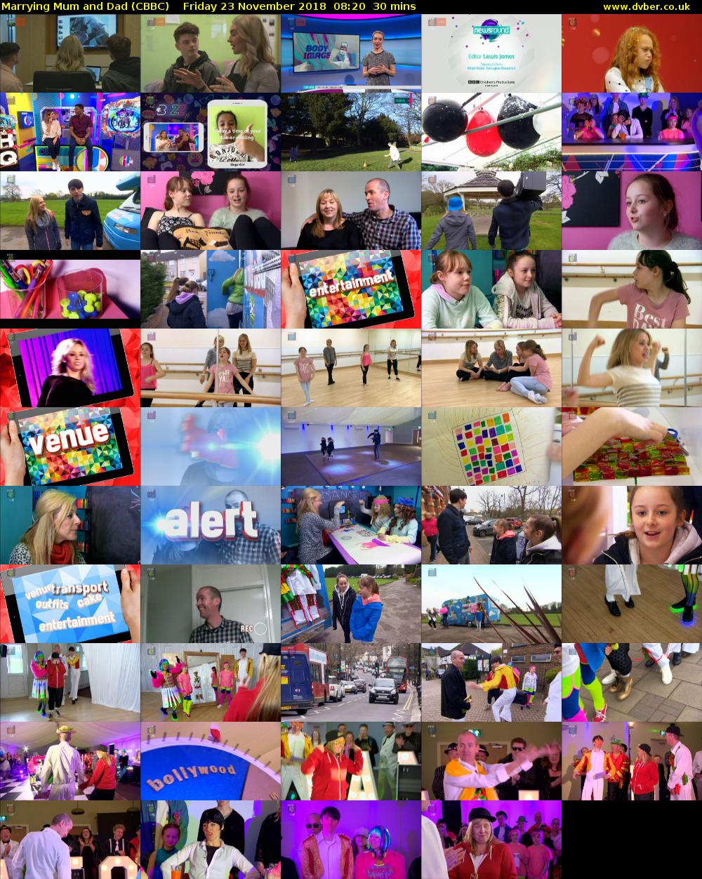 Marrying Mum And Dad Cbbc 2018 11 23 0820