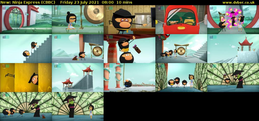 Ninja Express (CBBC) - 2021-07-23-0800