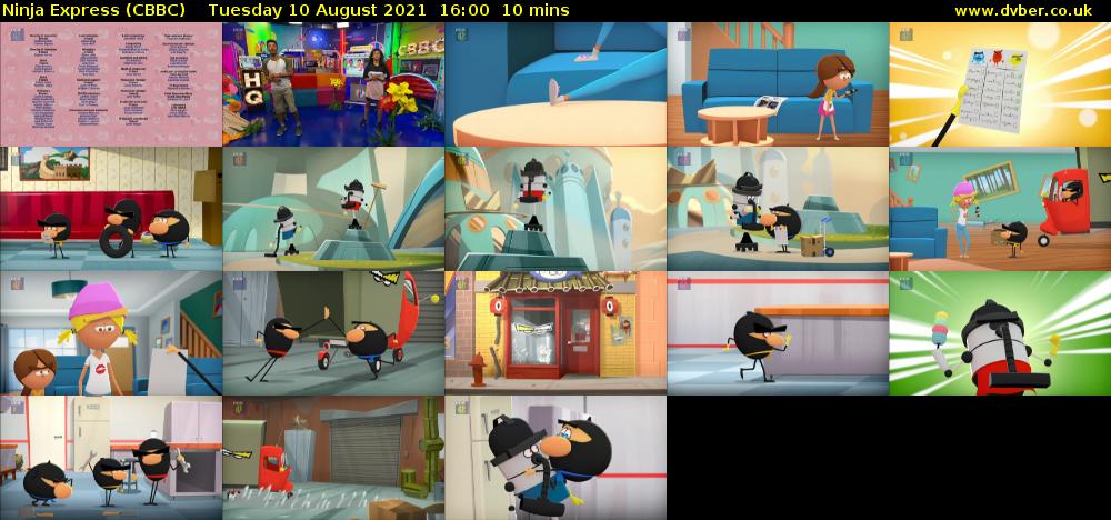 Ninja Express (CBBC) - 2021-08-10-1600