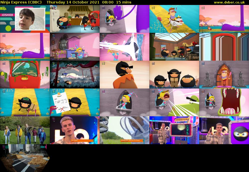 Ninja Express (CBBC) - 2021-10-14-0800