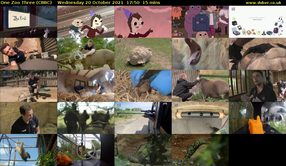One Zoo Three (CBBC) - 2021-10-20-1750