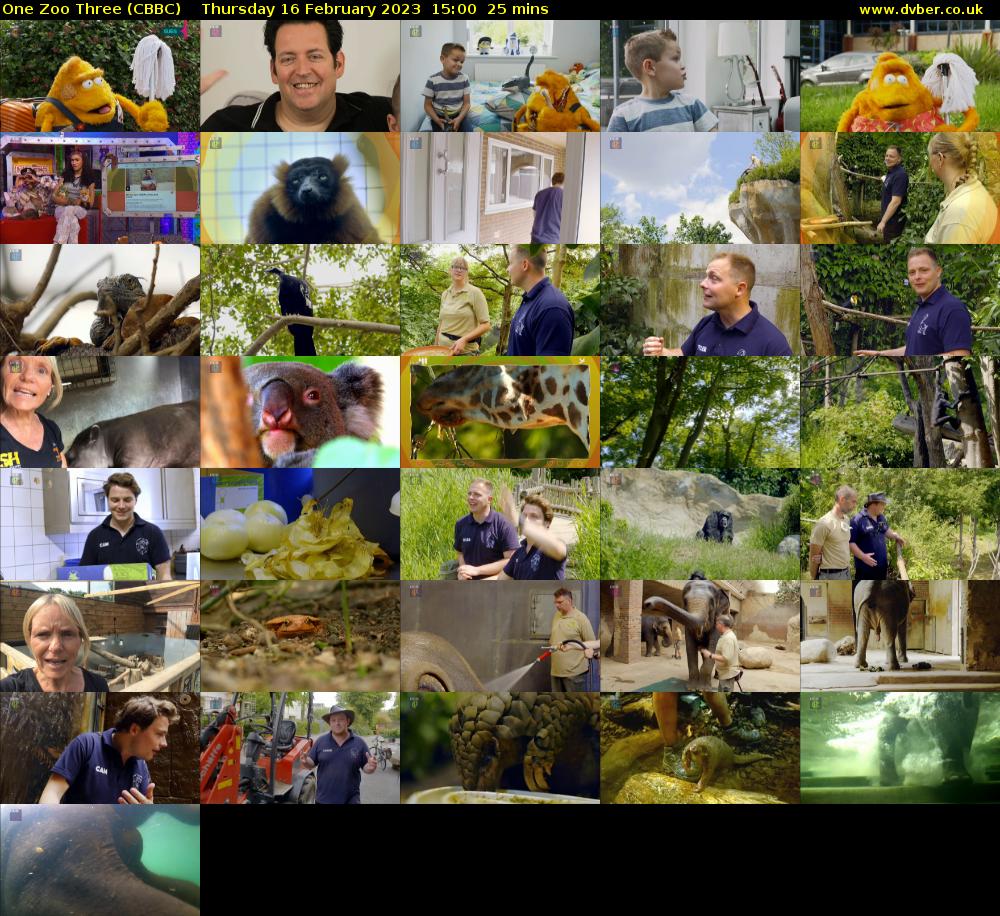 One Zoo Three (CBBC) - 2023-02-16-1500