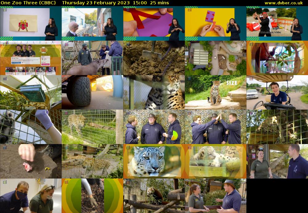 One Zoo Three (CBBC) - 2023-02-23-1500