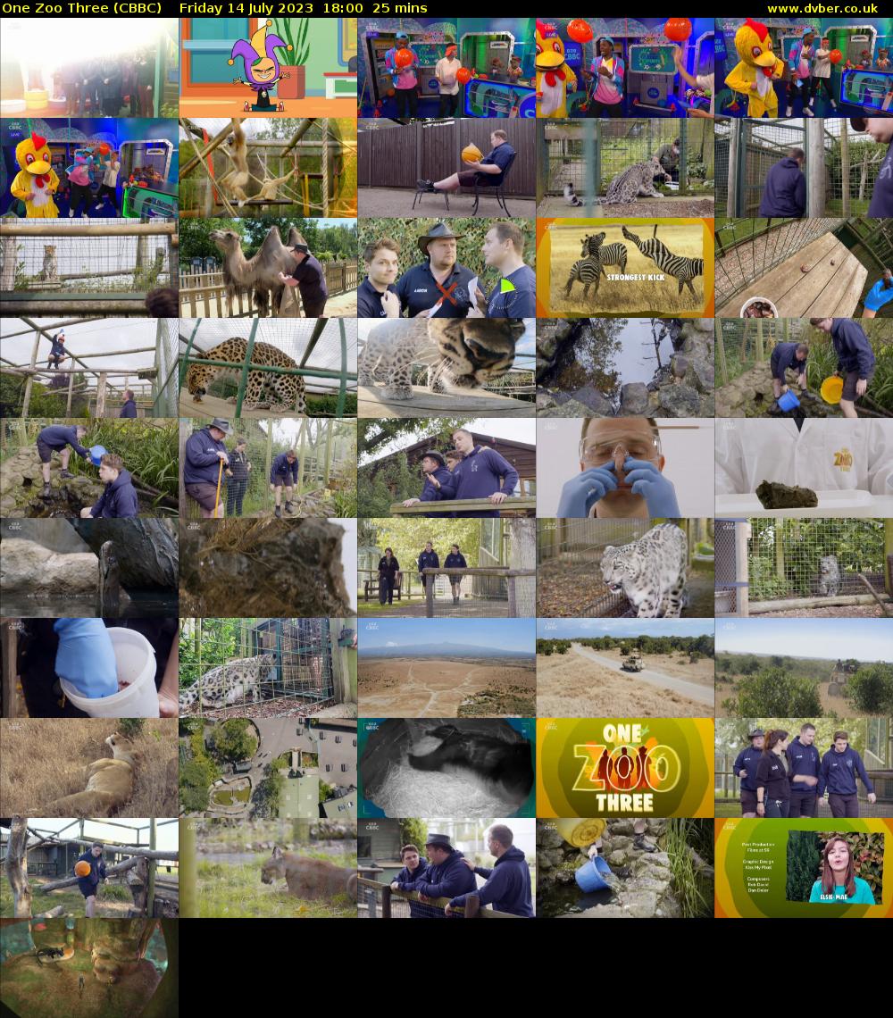 One Zoo Three (CBBC) - 2023-07-14-1800