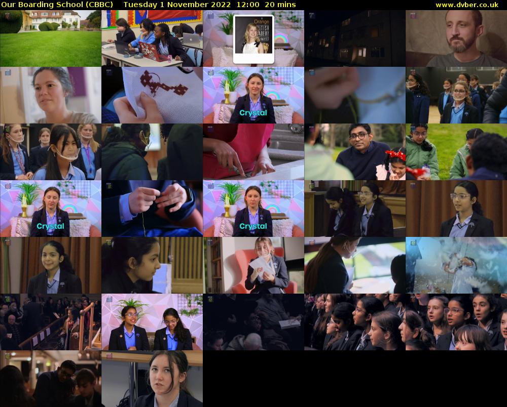 Our Boarding School (CBBC) - 2022-11-01-1200