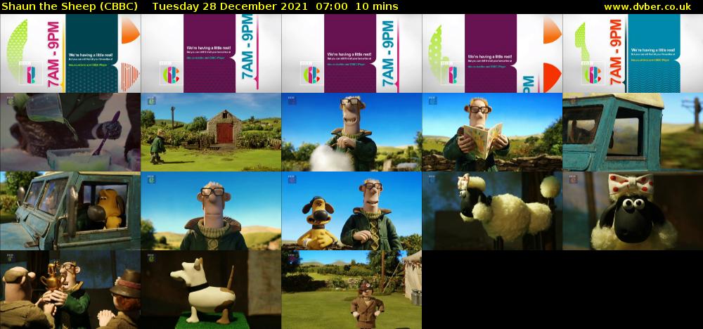 Shaun The Sheep Cbbc 2021 12 28 0700