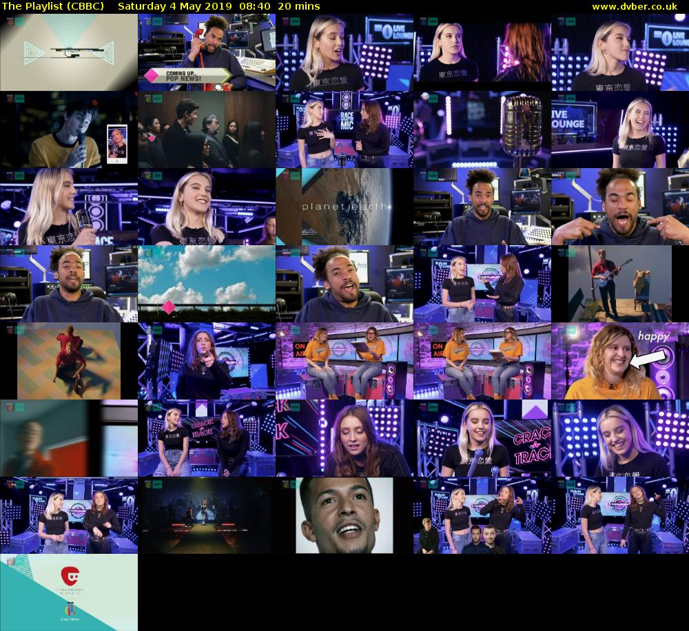 The Playlist (CBBC) - 2019-05-04-0840