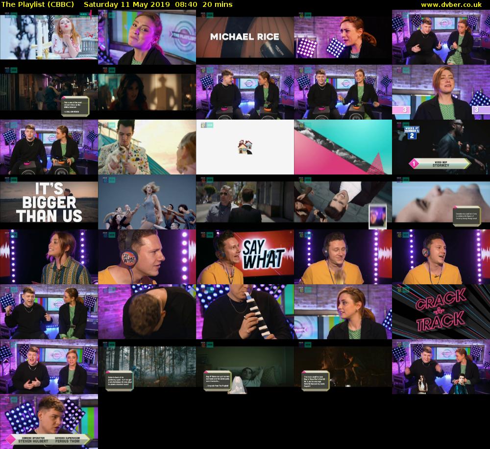 The Playlist (CBBC) - 2019-05-11-0840