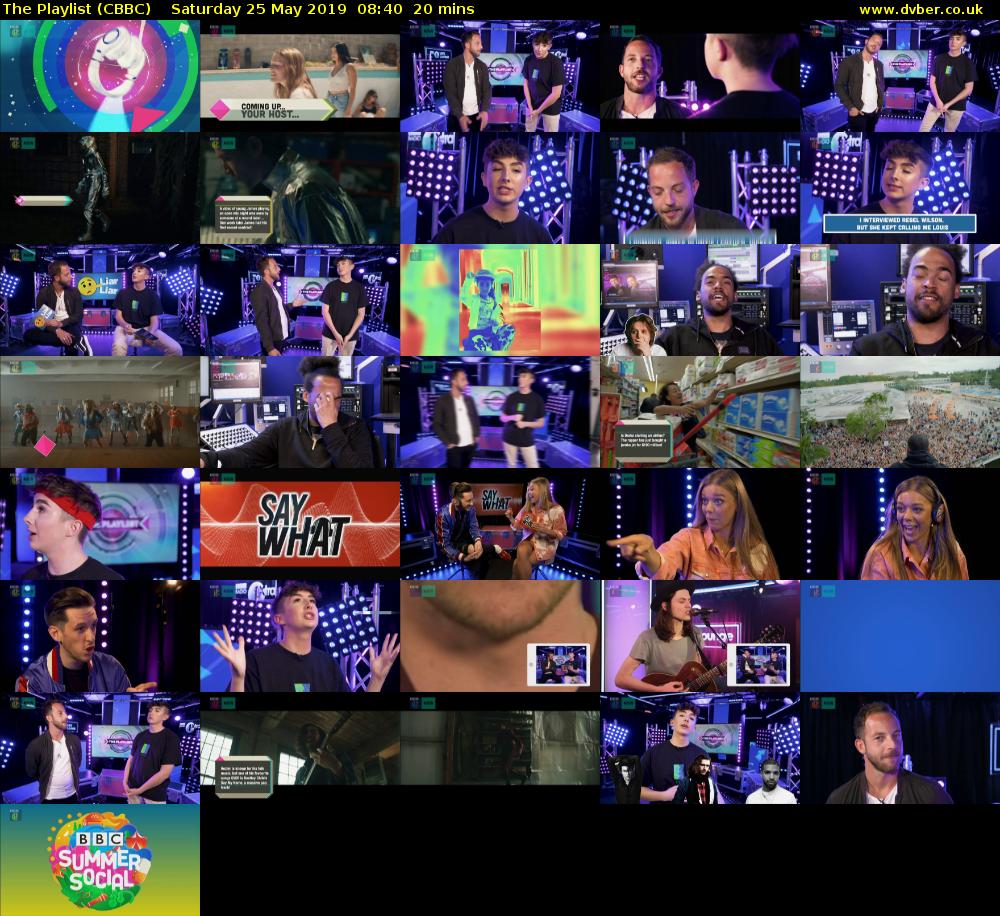 The Playlist (CBBC) - 2019-05-25-0840