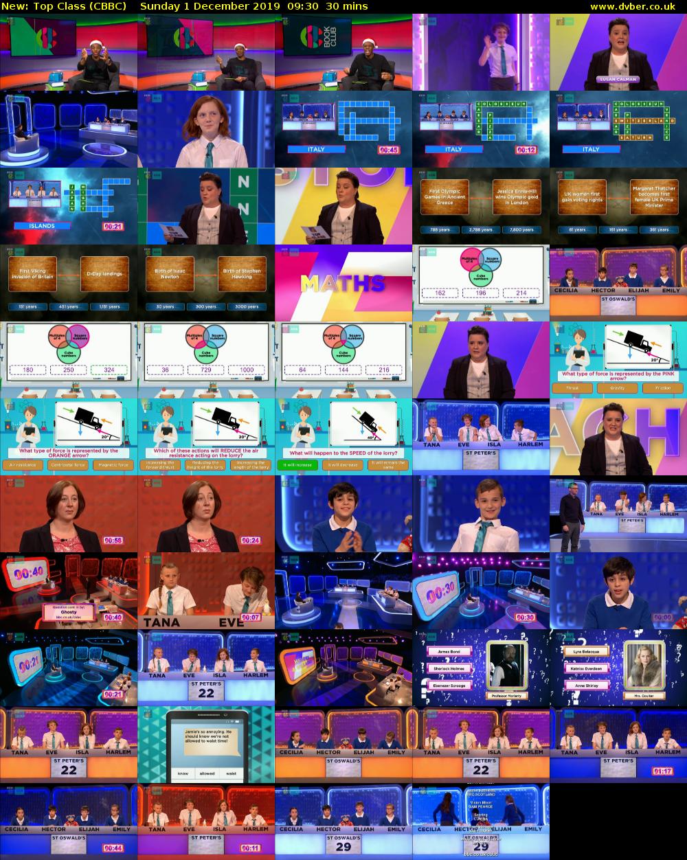 Top Class (CBBC) - 2019-12-01-0930