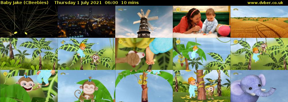 Baby Jake (CBeebies) - 2021-07-01-0600