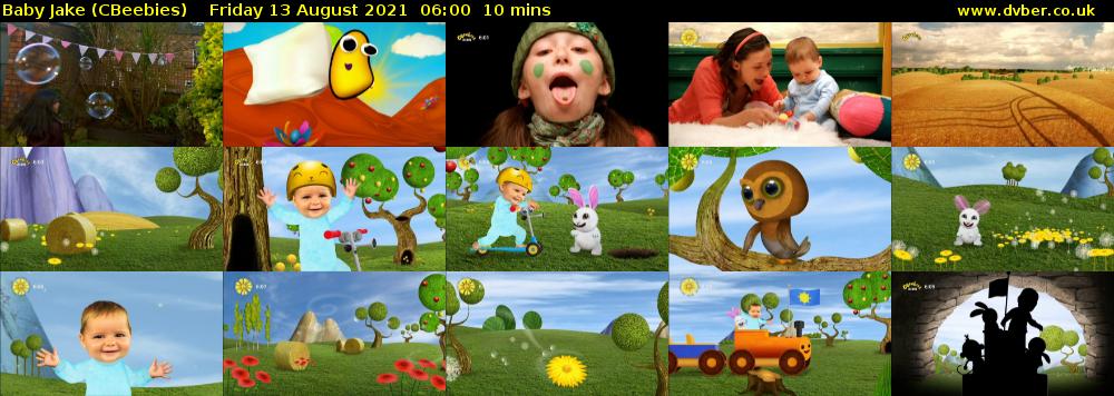 Baby Jake (CBeebies) - 2021-08-13-0600