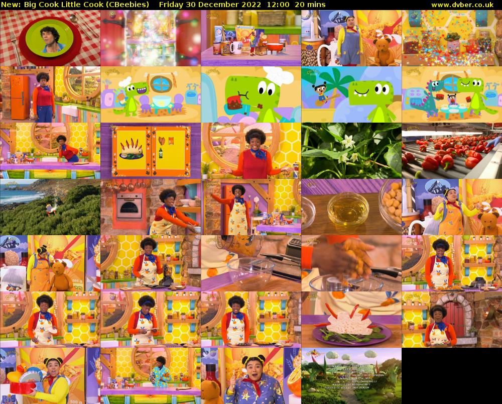 Big Cook Little Cook (CBeebies) - 2022-12-30-1200