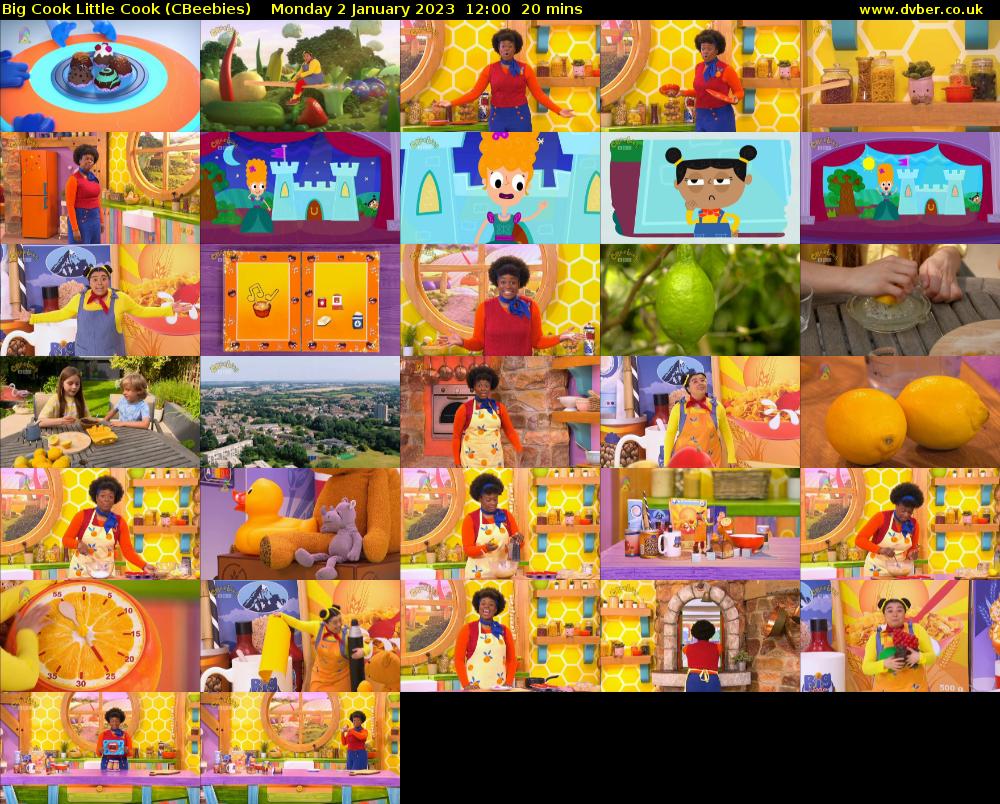 Big Cook Little Cook (CBeebies) - 2023-01-02-1200