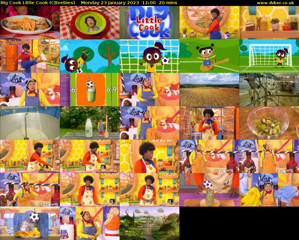 Big Cook Little Cook (CBeebies) - 2023-01-23-1200