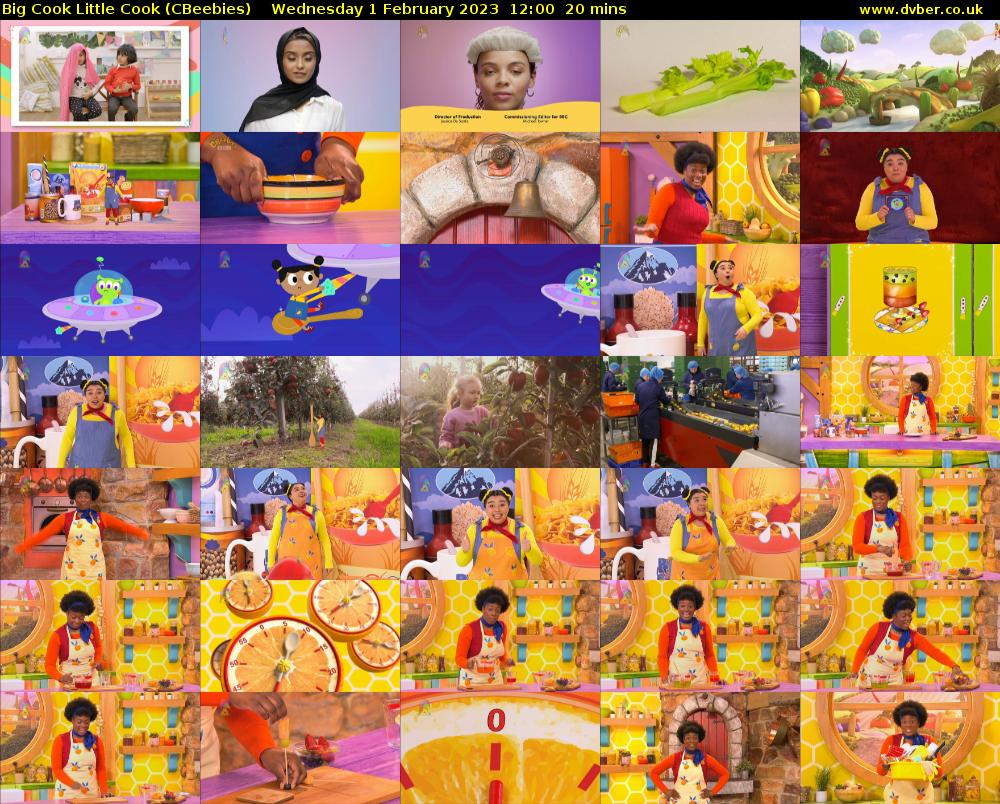 Big Cook Little Cook (CBeebies) - 2023-02-01-1200