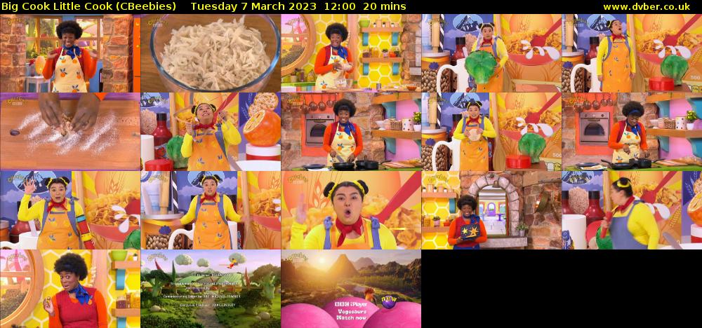 Big Cook Little Cook (CBeebies) - 2023-03-07-1200