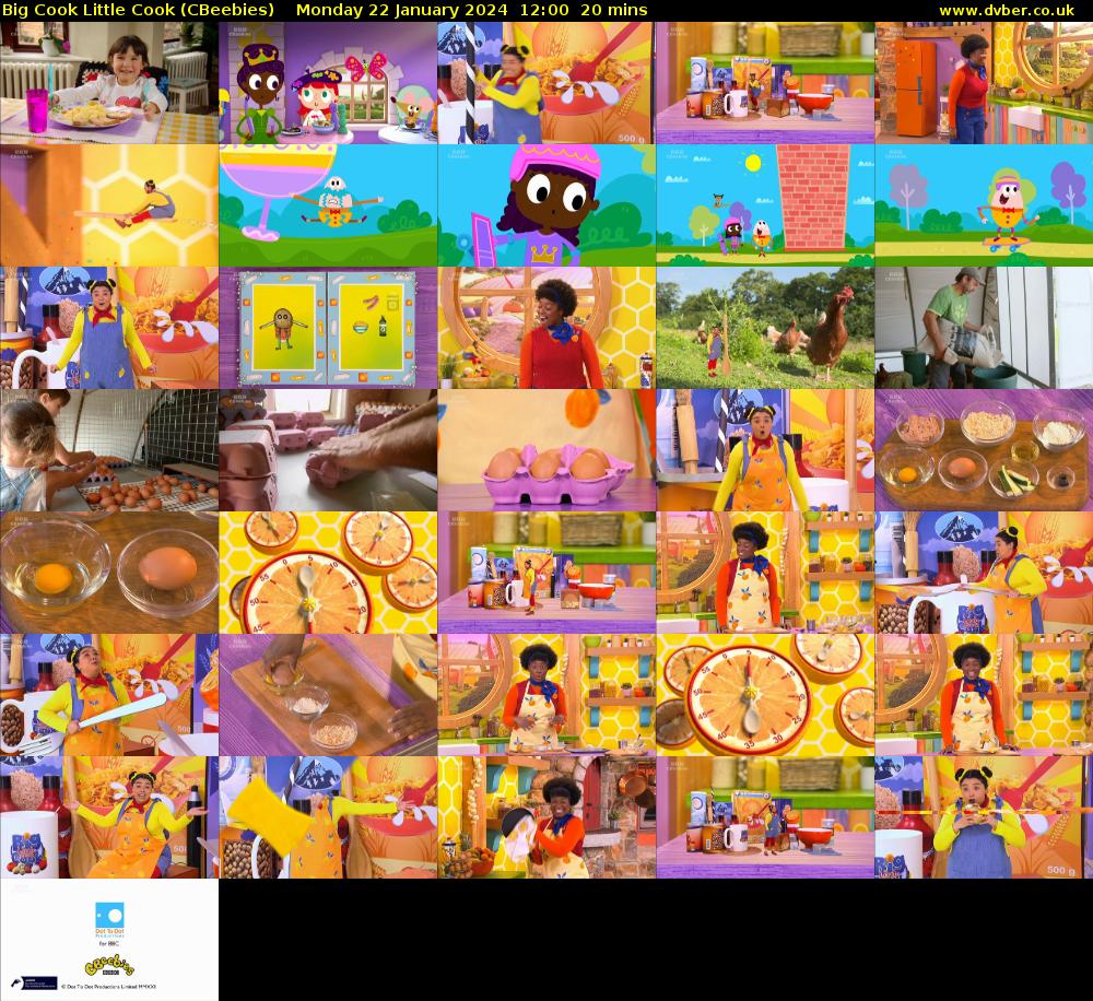 Big Cook Little Cook (CBeebies) - 2024-01-22-1200