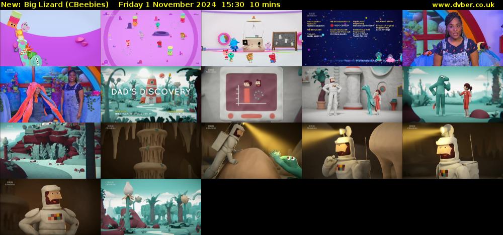 Big Lizard (CBeebies) - 2024-11-01-1530