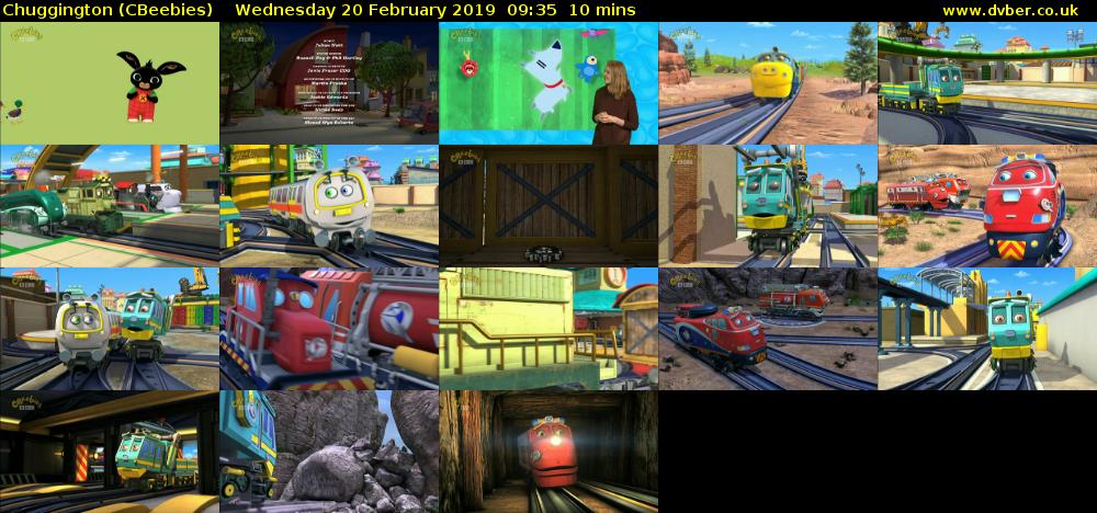 Chuggington (CBeebies) - 2019-02-20-0935